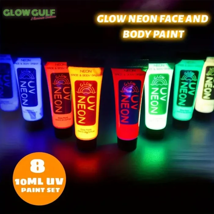 Body Paint UV x 8 Colors - From Glow Gulf Store
